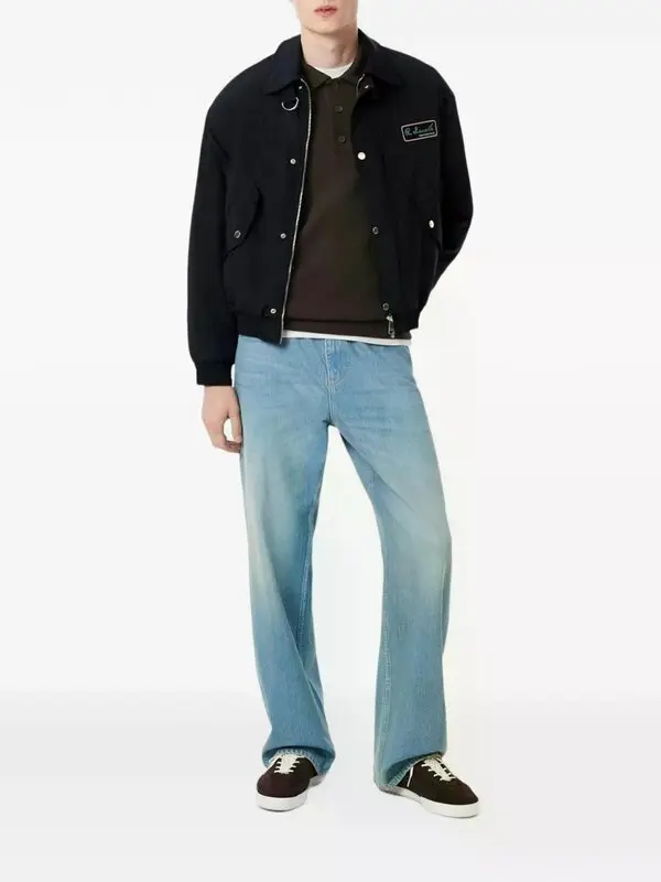 Lacoste Logo-patch Polo-collar Sweater