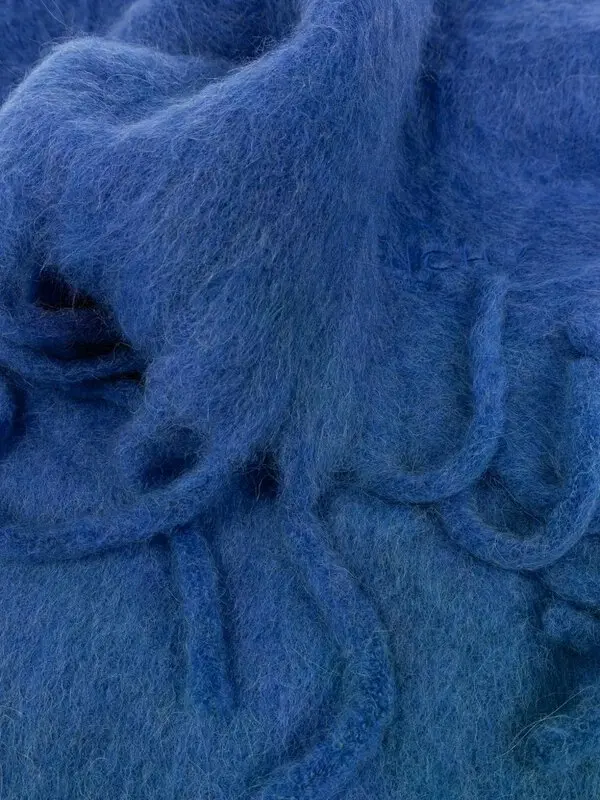Givenchy Logo-embroidered Fringed Scarf