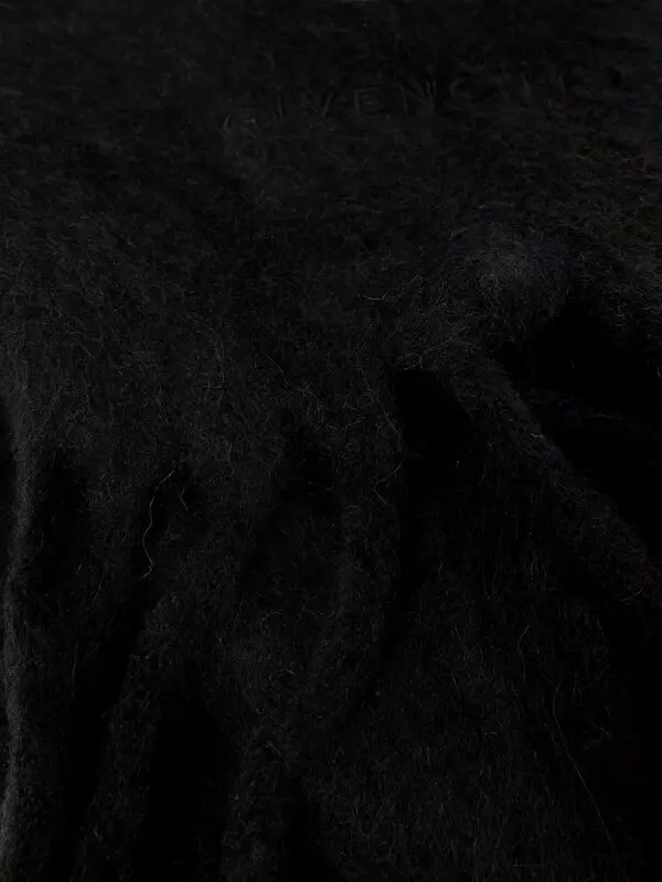 Givenchy Fringed Logo Scarf