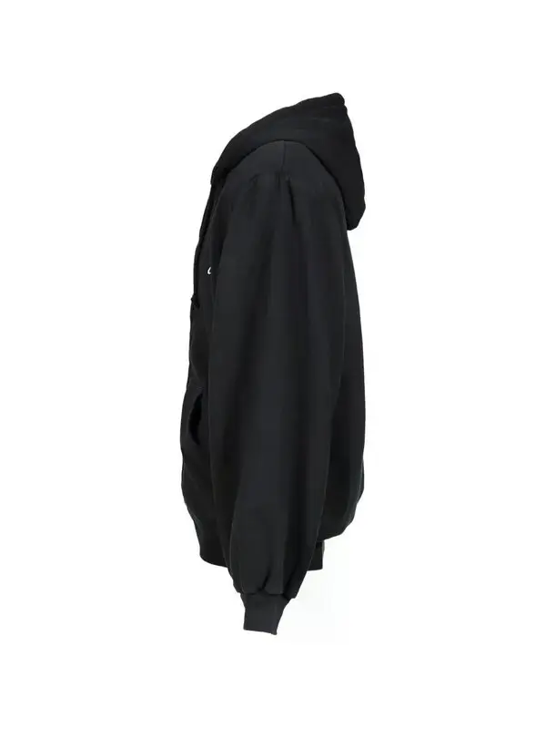 GREG ROSS V2 Shoulder-pad Zip-up Hoodie