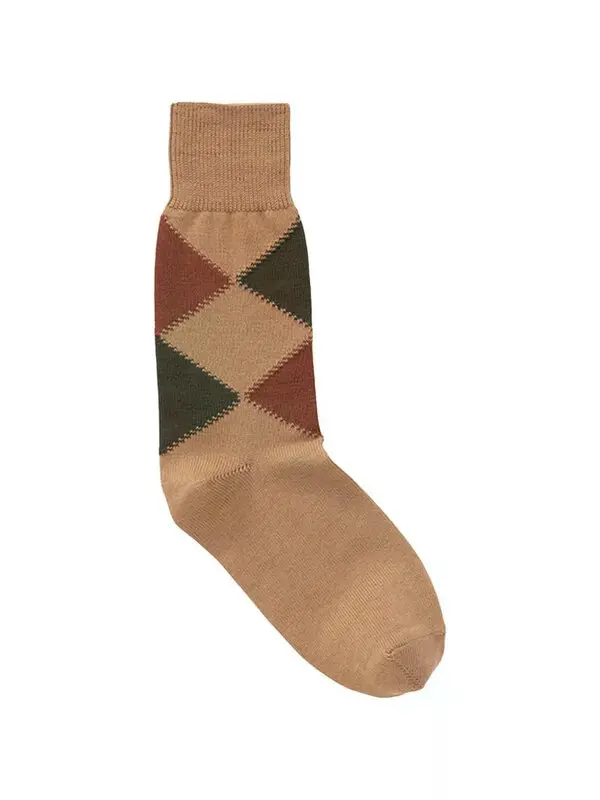 Visvim Argyle-intarsia Socks