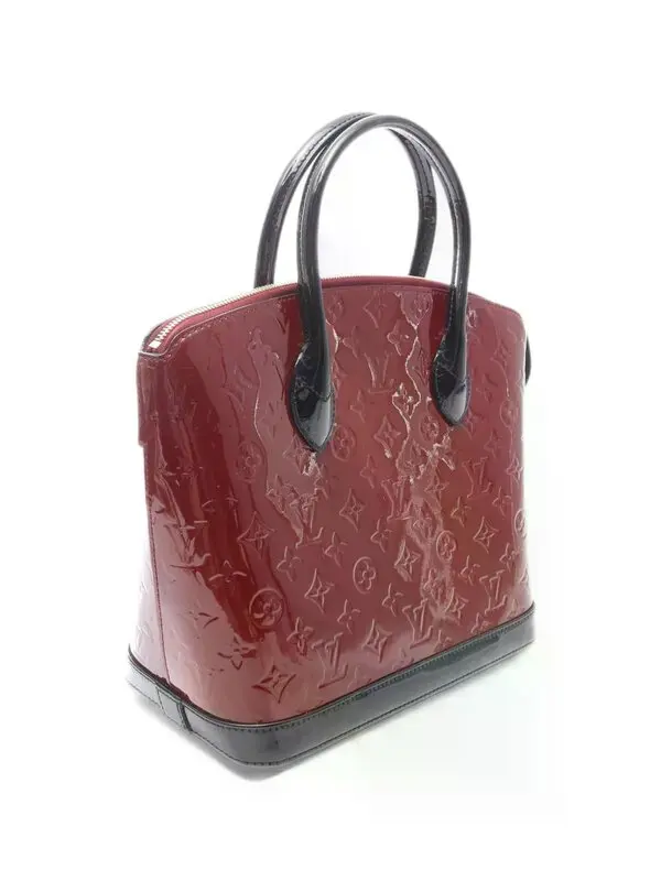 LOUIS VUITTON 2014 Pm Lockit Monogram Vernis Tote Bag - Red