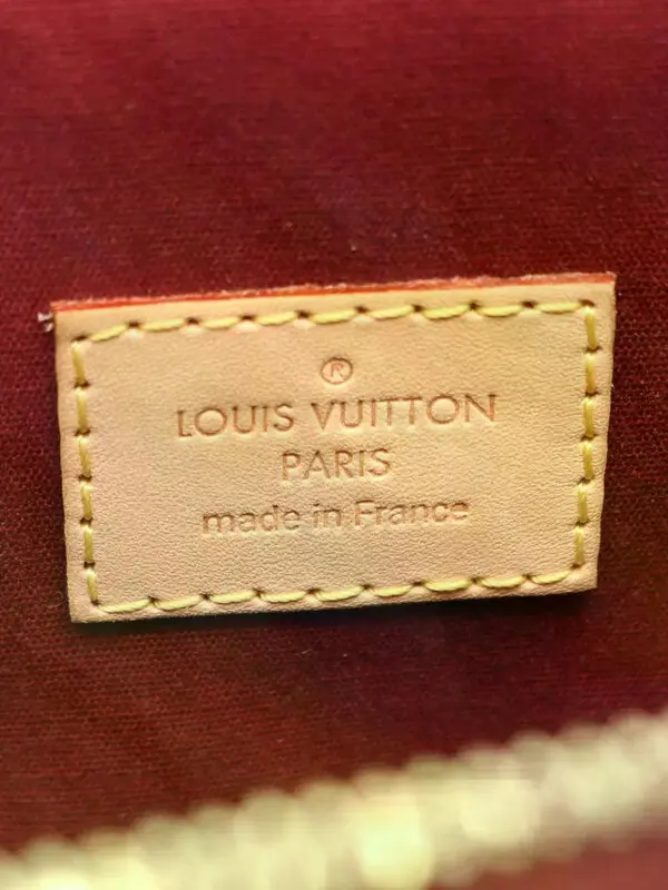 LOUIS VUITTON 2014 Pm Lockit Monogram Vernis Tote Bag - Red