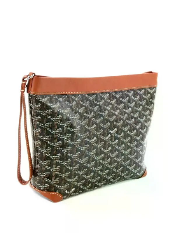 Goyard Goyardine Conti Pouch Coated Canvas Clutch Bag