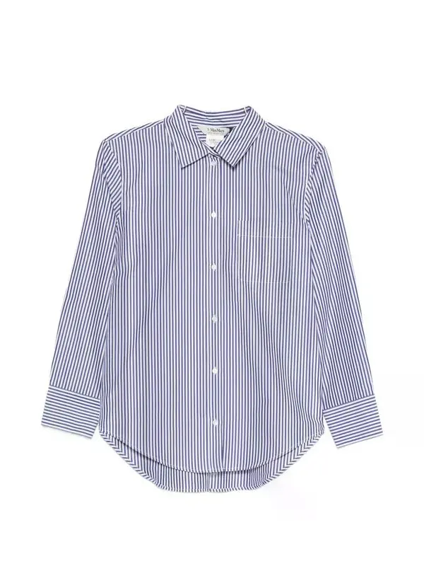 Max Mara Striped Cotton Shirt