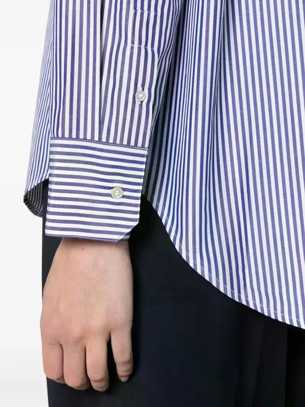 Max Mara Striped Cotton Shirt