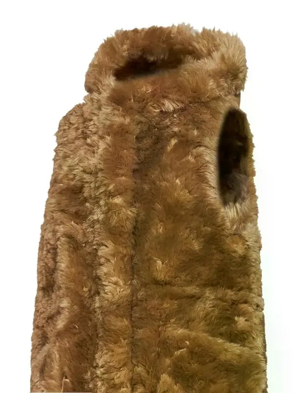 VEGANCODE Faux-fur Sleeveless Jacket