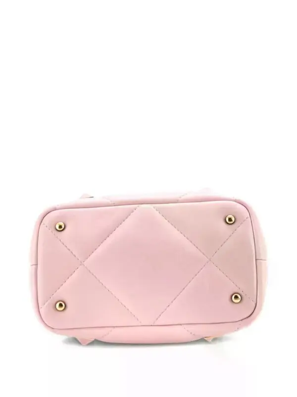 Valentino Garavani Roman Stud Top Handle Bag Quilted Leather Small Satchel
