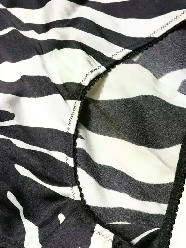 Dolce & Gabbana Zebra-print High-waist Briefs