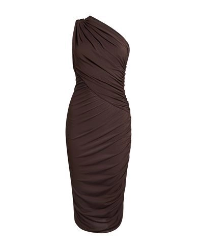Rick Owens Midi Dress Dark Size Viscose, Polyamide, Elastane