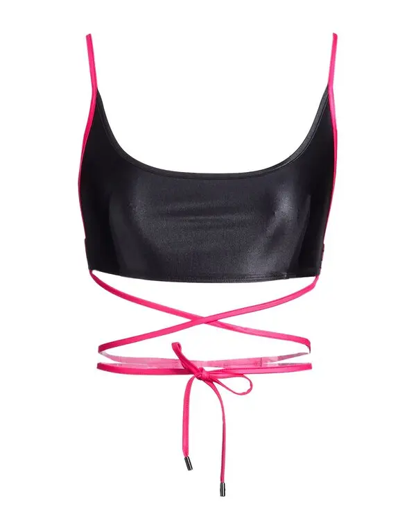 Versace Top Fuchsia Size Polyamide, Elastane - Black