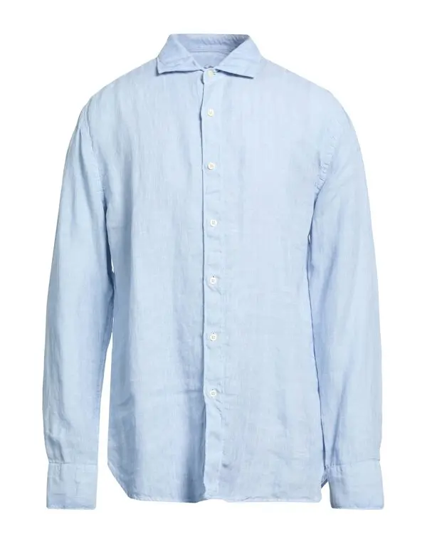 120% Lino Shirt Azure Size Linen