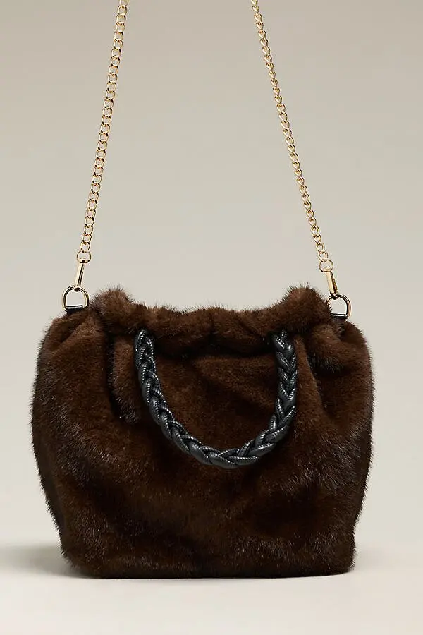 LISI LERCH Heather Faux Fur Top Handle Bag