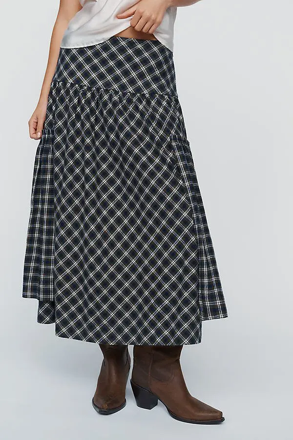 DAMSON MADDER Raya 100% Cotton Midi Skirt