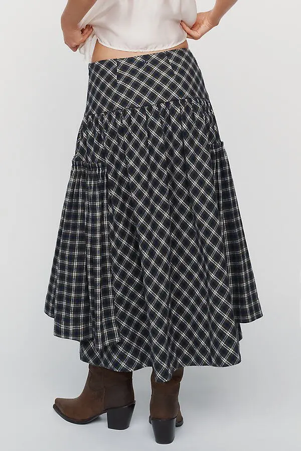 DAMSON MADDER Raya 100% Cotton Midi Skirt
