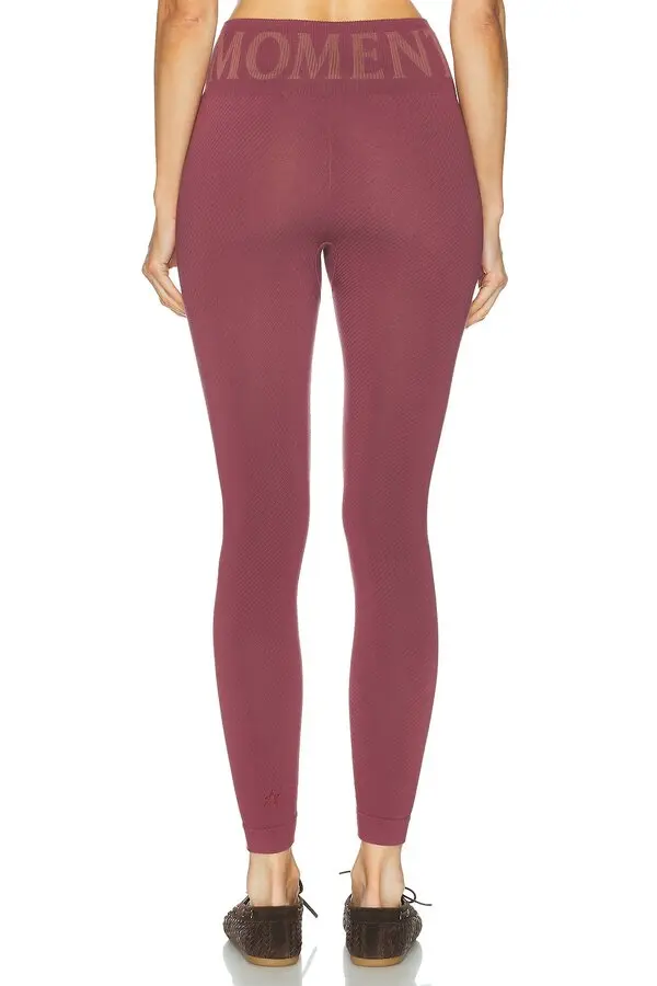Perfect Moment Thermal Legging In Burgundy