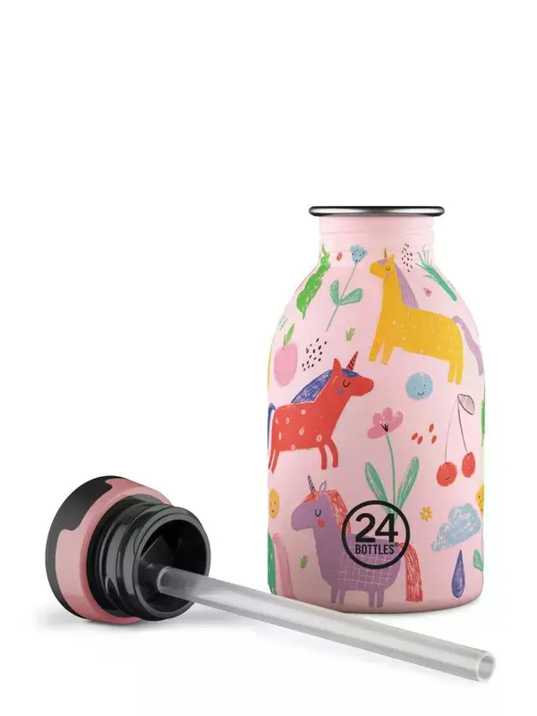 24BOTTLES Magic Friends Unicorn-print Water Bottle