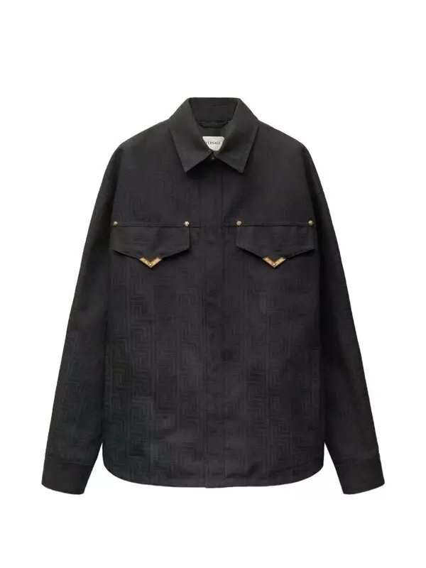 Versace Jacquard Cotton-blend Blouson
