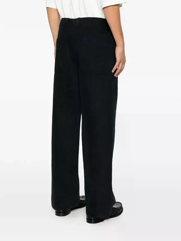 ARPENTEUR Brushed Moleskin Straight-leg Trousers