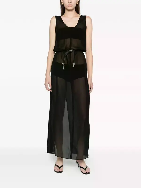 Matteau Sheer Overlay Dress