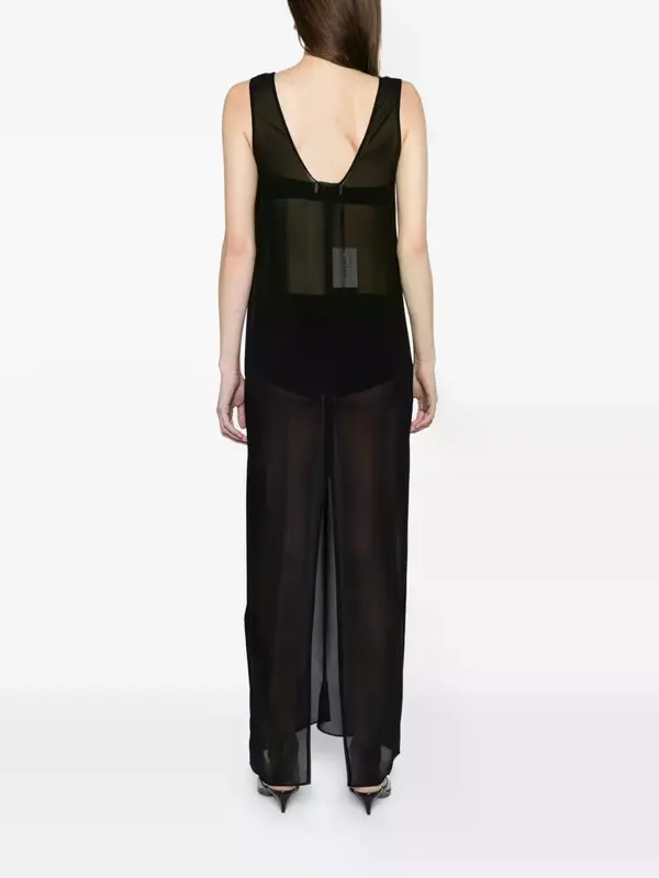 Matteau Sheer Overlay Dress