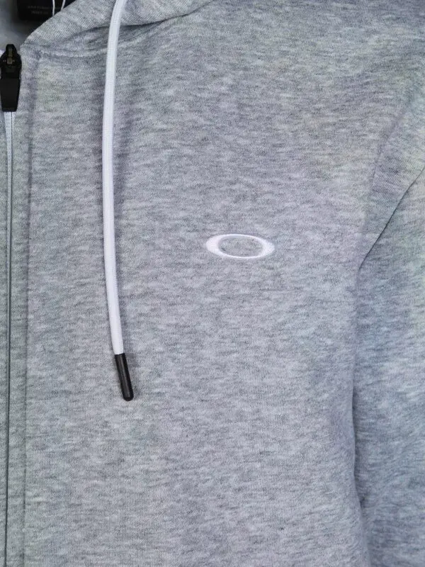 Oakley Logo-embroidered Zip-up Hoodie