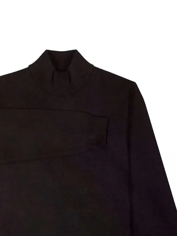 NOWADAYS Ribbed-trim Turtleneck Sweater