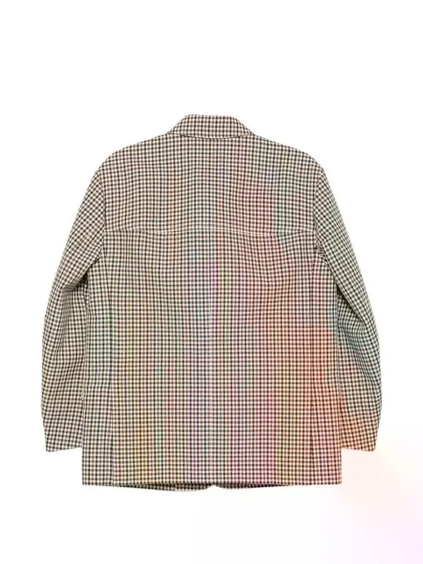 Plan C Gingham-check Blazer