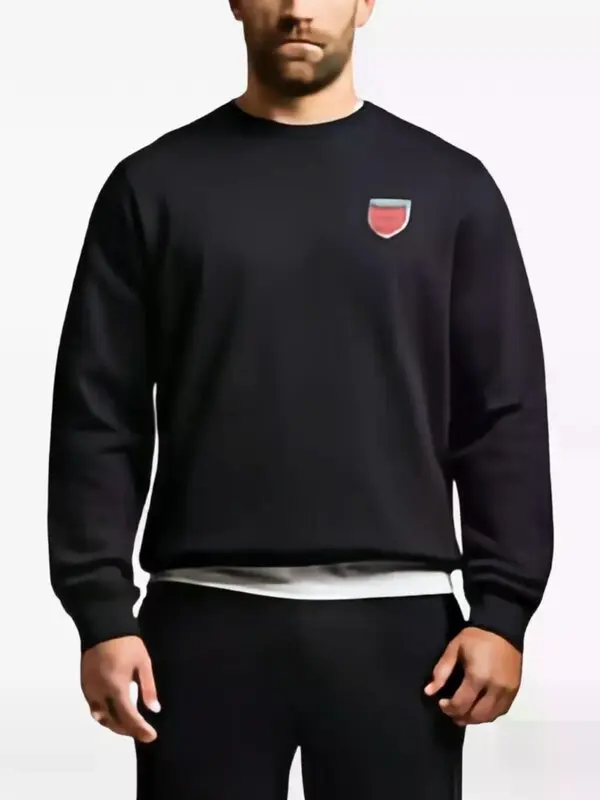 PROSTO Infine Regular-fit Logo-patch Sweatshirt