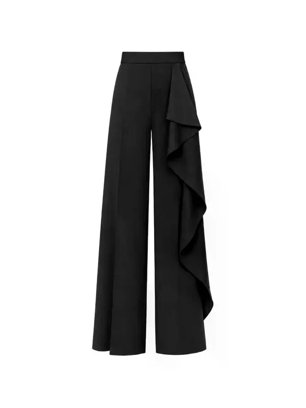 GEMY MAALOUF Draped Flared Trousers