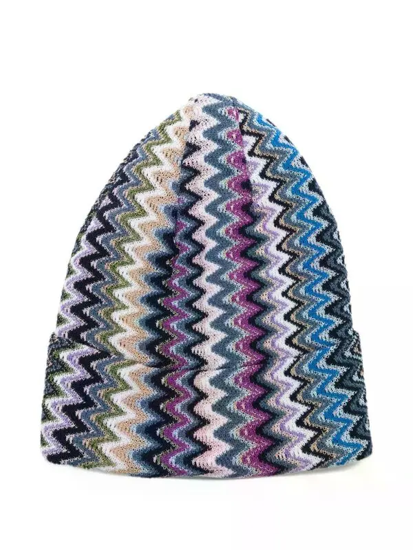Missoni Zigzag-knit Wool Beanie Hat