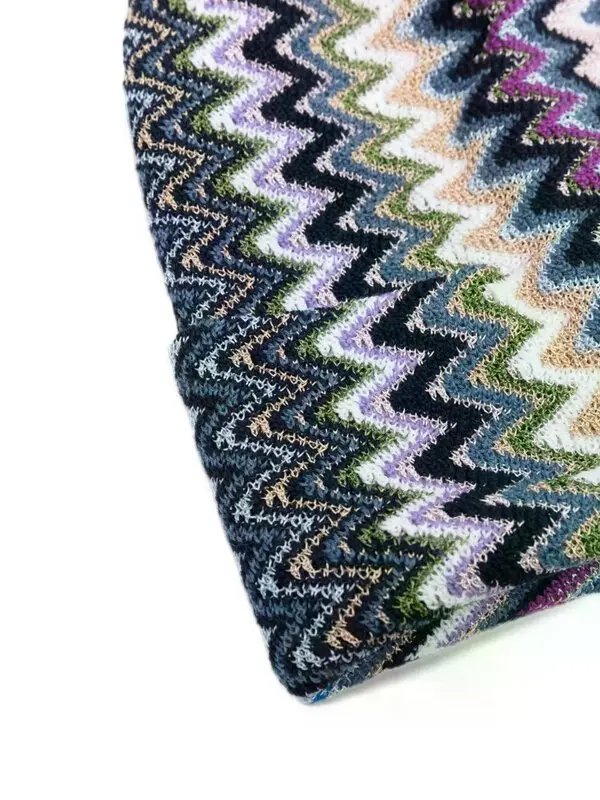 Missoni Zigzag-knit Wool Beanie Hat