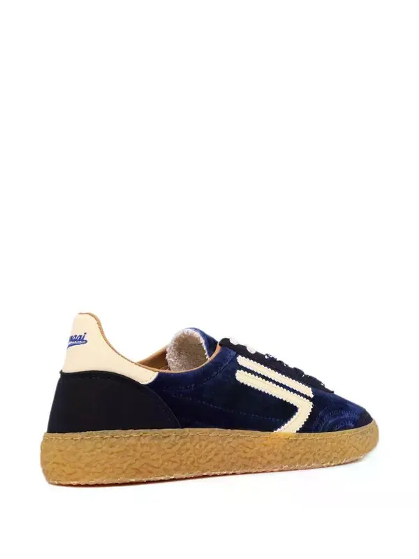 PURAAI Velvet-effect Gum-sole Sneakers