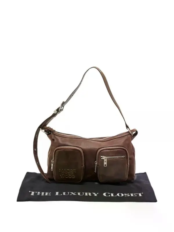 MARGESHERWOOD Outpocket Leather Tote Bag