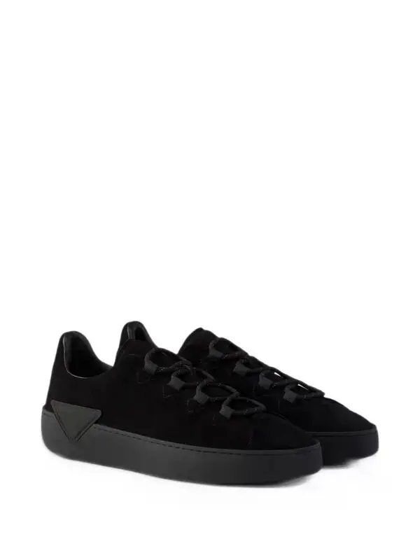 Prada Court Suede Sneakers