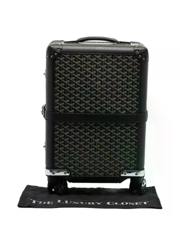 Goyard 2021 Pm Bourget Goyardine Trolley Case