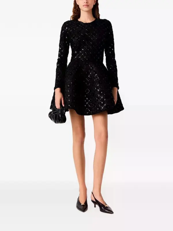 Maje Sequin-embellished Mini Dress
