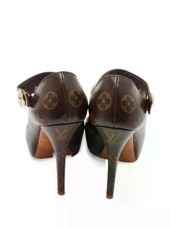 LOUIS VUITTON Ritual Monogram Canvas Pumps