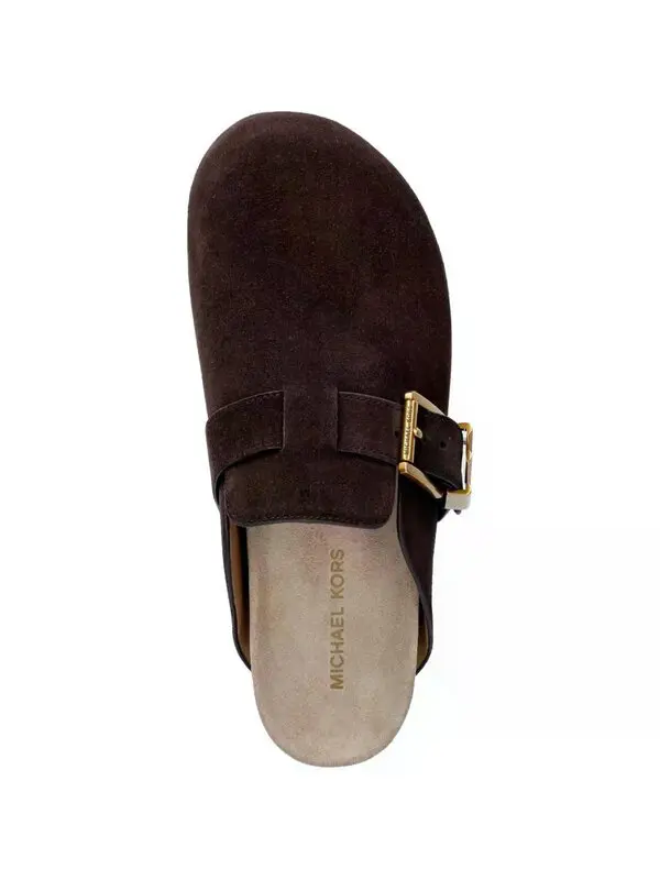 Michael Kors Buckle-fastening Logo-plaque Mules