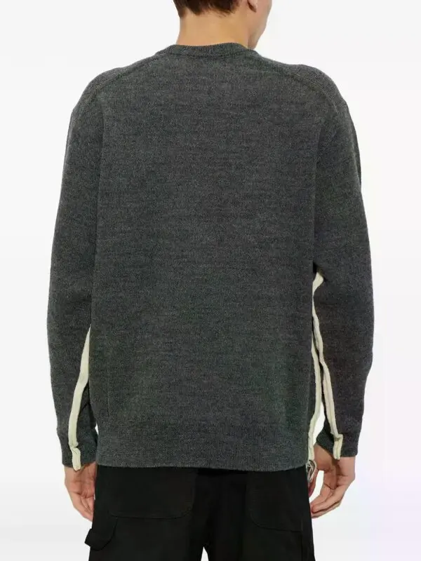Comme Des Garçons Crew-neck Wool Sweater