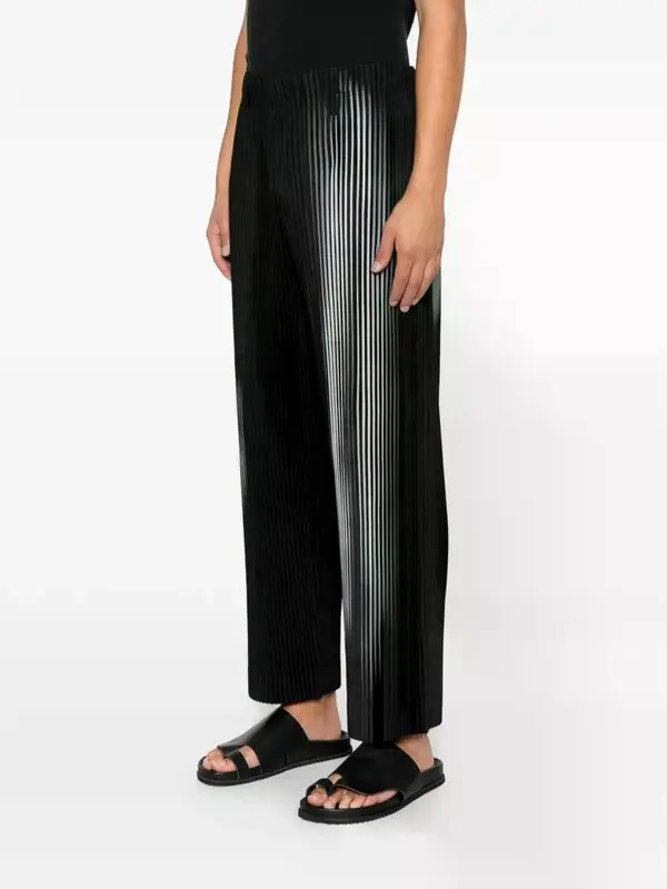 Issey Miyake Gradient-print Pleated Trousers