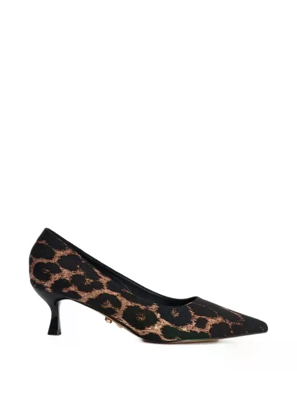 TWENTY FOURHAITCH Leopard-print Pointed-toe Pumps