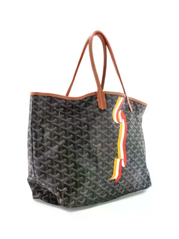 Goyard Saint Louis Printed Coated Canvas Pm Tote Bag - Brown