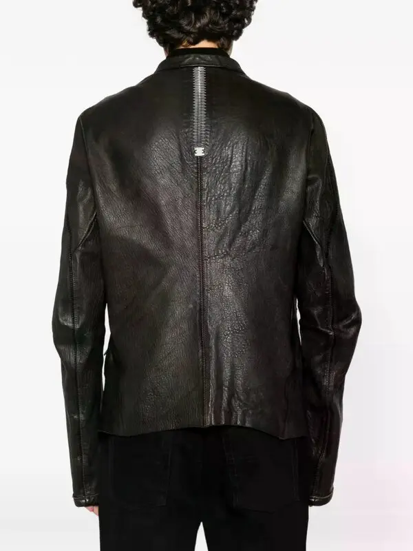 ISAAC SELLAM EXPERIENCE Zip-up Leather Jacket