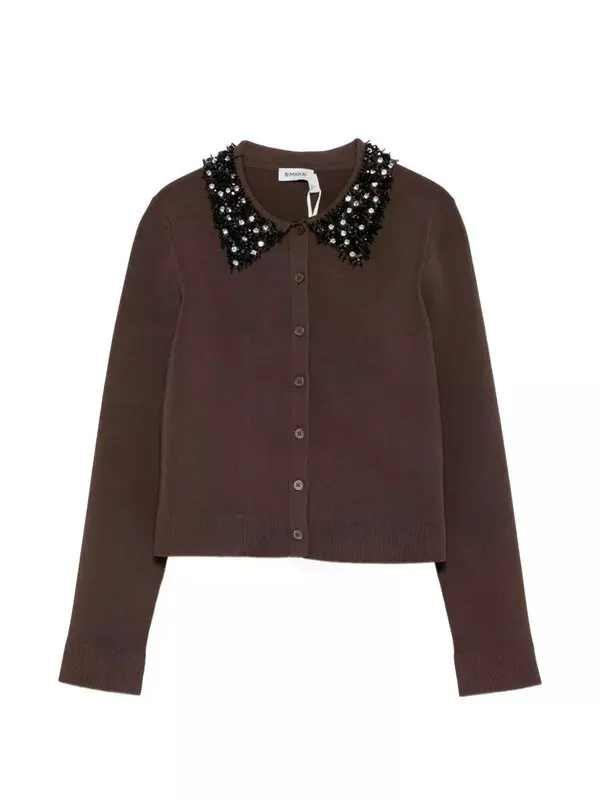 Simkhai Embellished-collar Cardigan