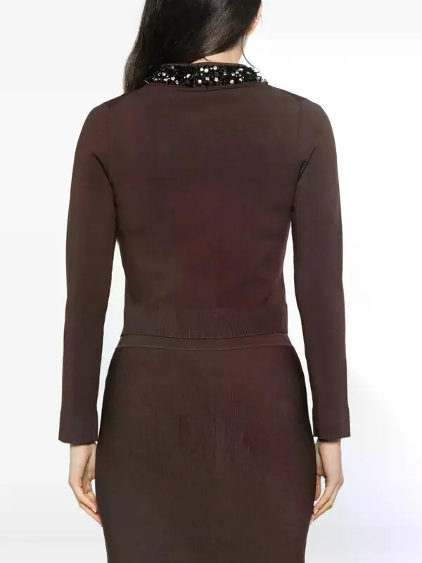 Simkhai Embellished-collar Cardigan