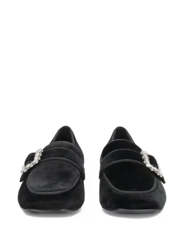 TOSCA BLU Adele Crystal-embellished Loafers