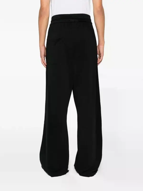 Matieres Fecales Drawstring Wide-leg Track Pants
