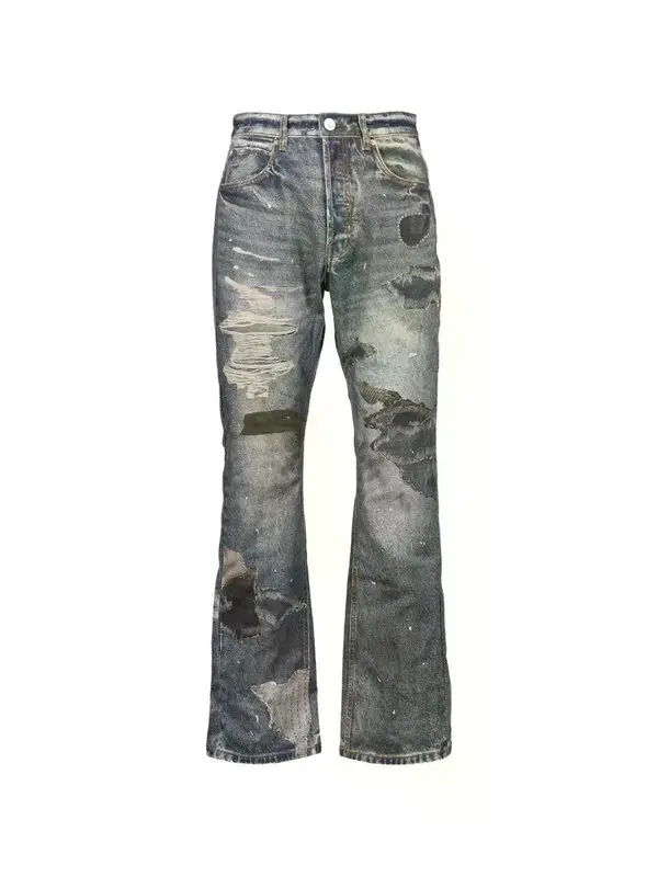 PROTOCOL INDEX Trompe L'oeil Distressed Jeans