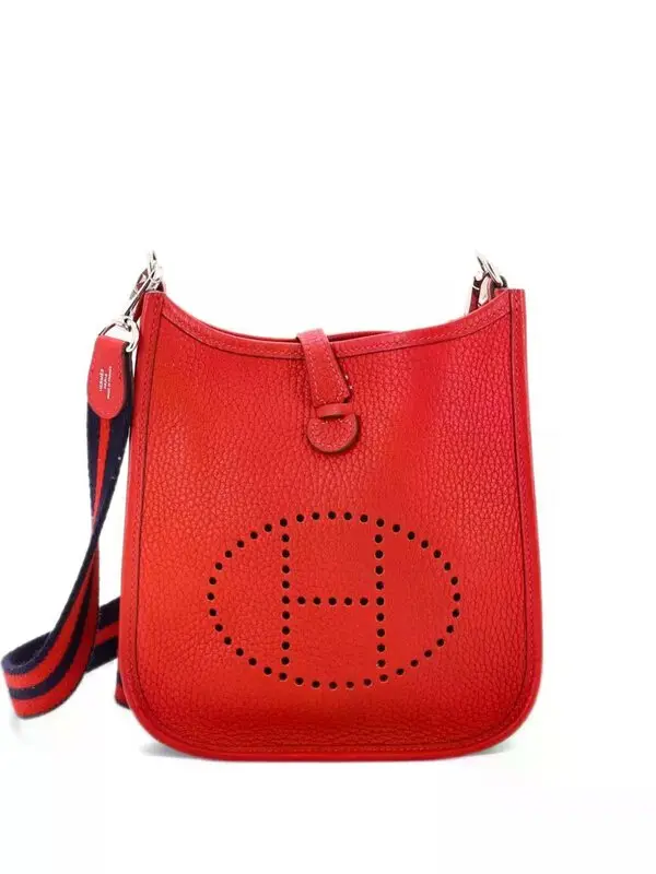 Hermès Evelyne Bag Gen Iii Clemence Tpm Crossbody Bag - Red
